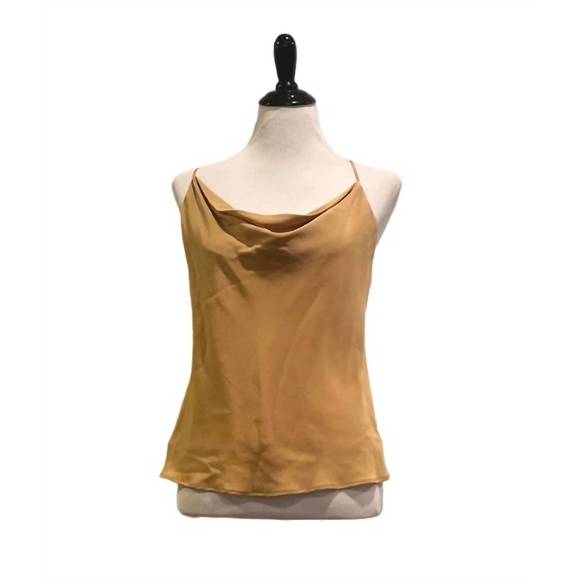 Lavender Brown | Tops | New Lavender Brown Cowl Cami Top In Mustard ...